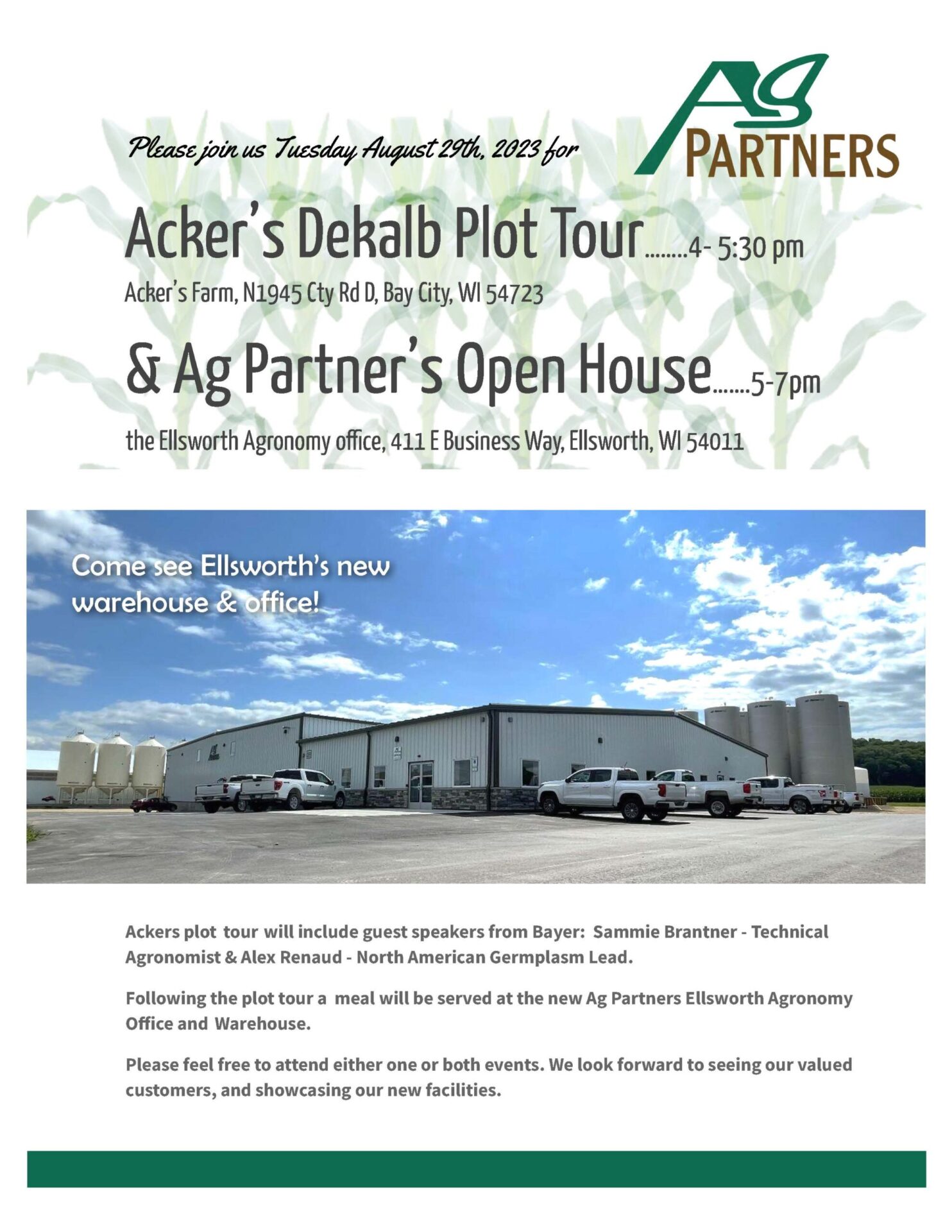 OPEN HOUSE IN ELLSWORTH! - Ag Partners