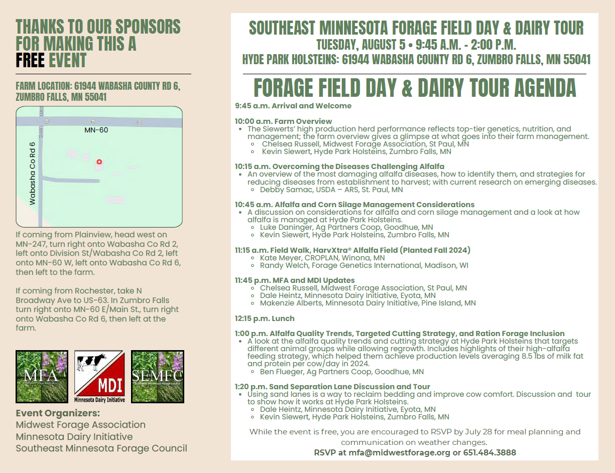 Ag Partners to Share at MN Forage Event - Ag Partners